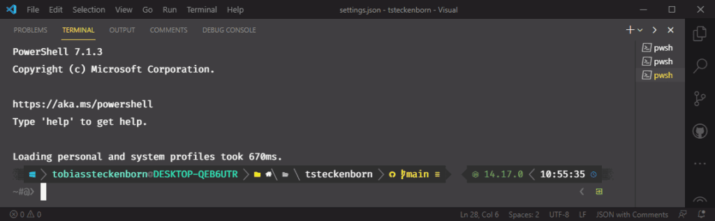 Beautify your Windows PowerShell in Visual Studio Code