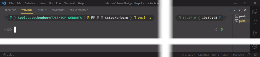 Make Visual Studio Code Look And Behave Like Powershell